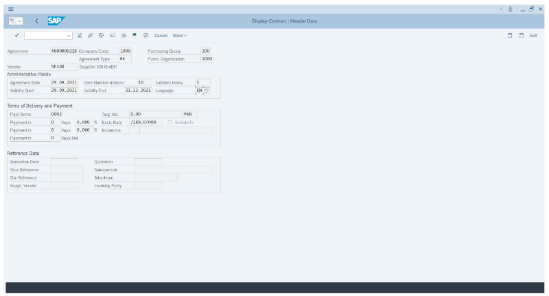 How to Create Outline Agreements in SAP